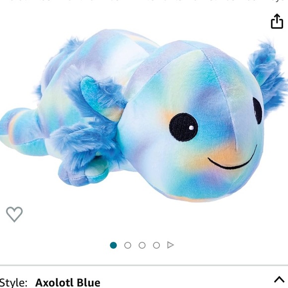 INFLOATABLES | Toys | Infloatables Axolotl Plush Toy Soft 2inch Blue ...